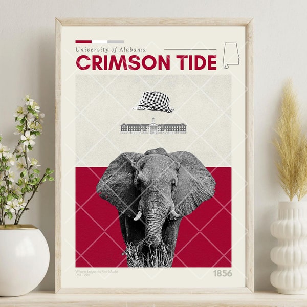 Alabama Crimson Tide Svg - Etsy