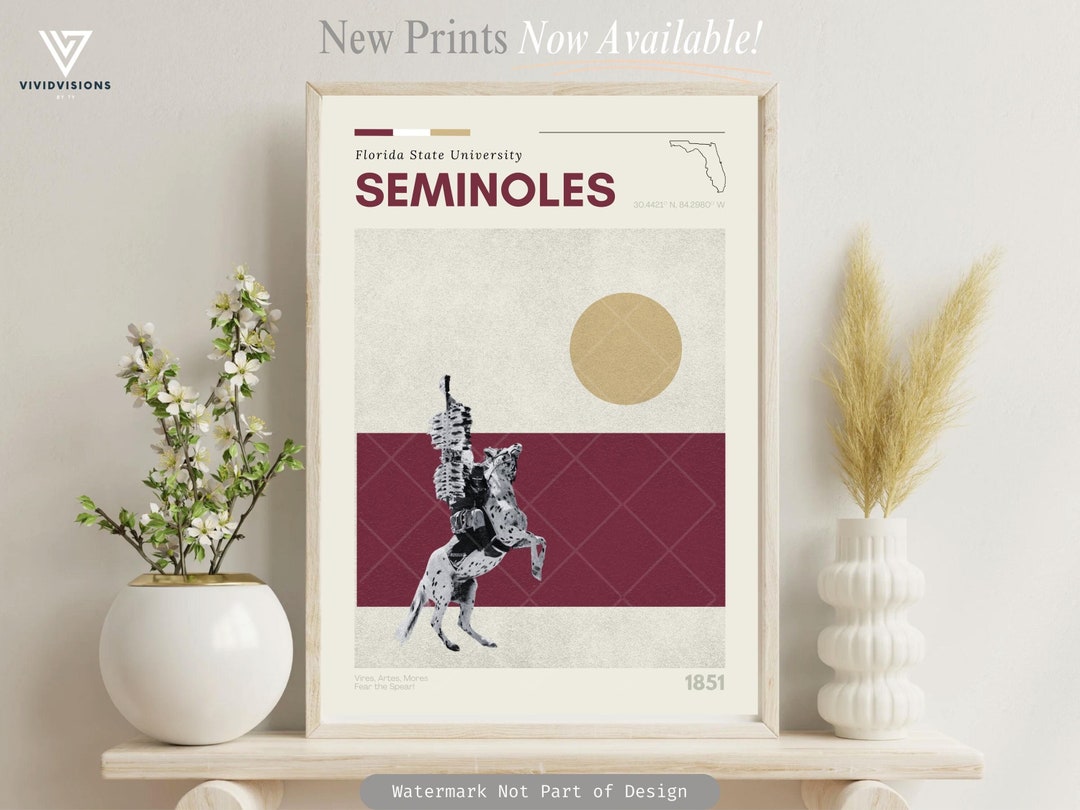 Florida State University, Florida State Seminoles, Florida State Poster ...