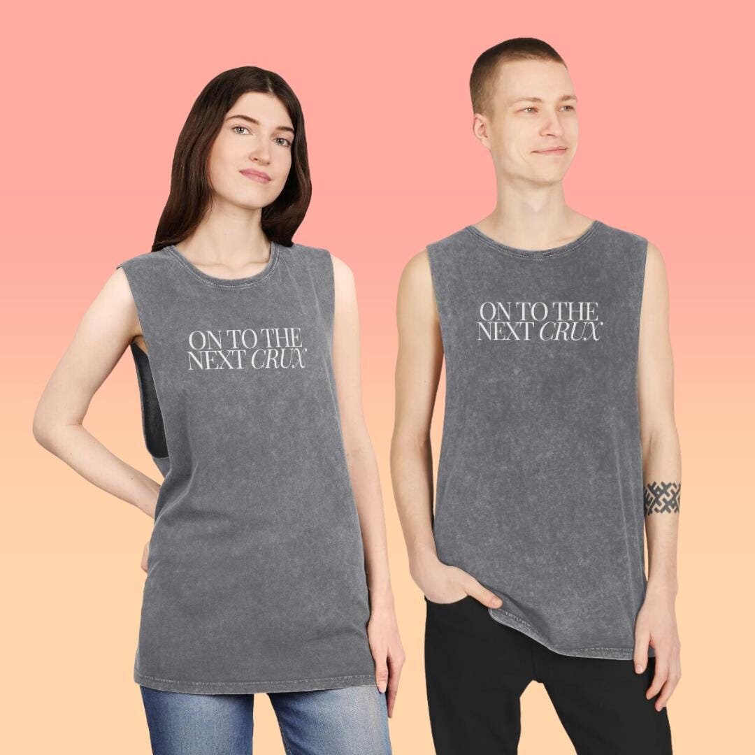 Stonewash Climbing Tank Top, Bouldering Shirt, Climbers Gift, Retro ...