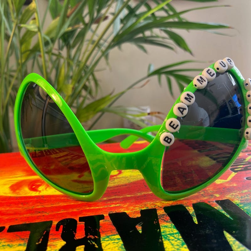 Alien Sunglasses - Etsy