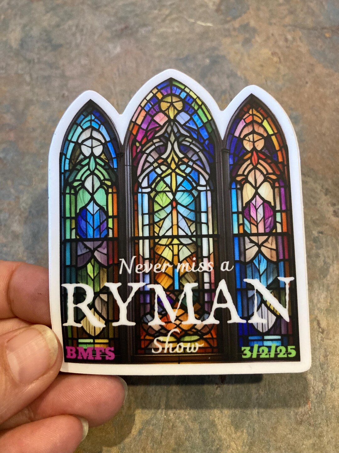 Never Miss a Ryman Show 2025 Sticker - Etsy