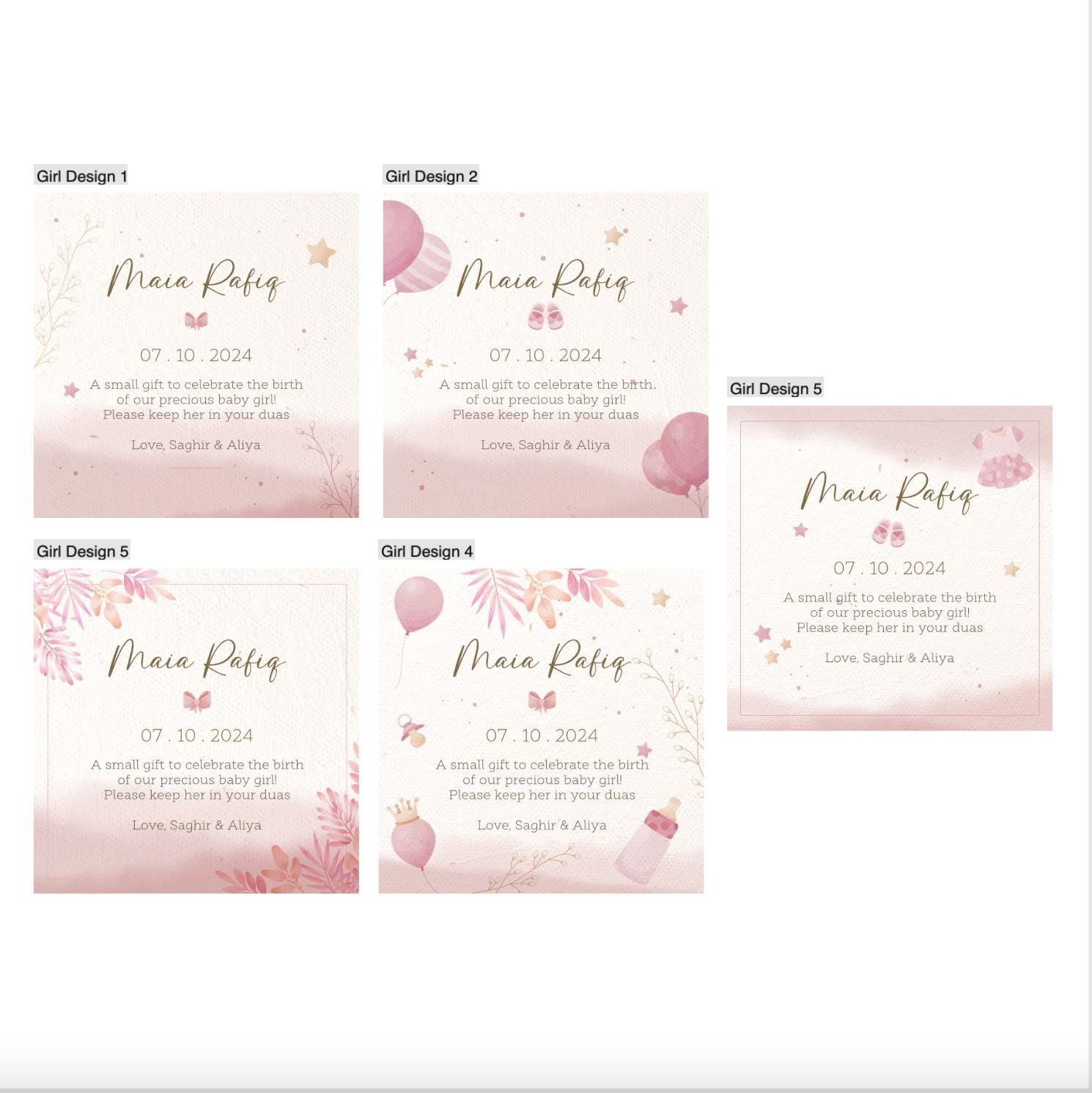 Custom Mithai Box Stickers for Newborn Baby Girl/boy - Etsy UK