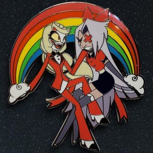 IN HAND Hazbin Hotel Chaggie Enamel Pin - Etsy