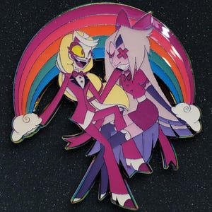 IN HAND Hazbin Hotel Chaggie Enamel Pin - Etsy