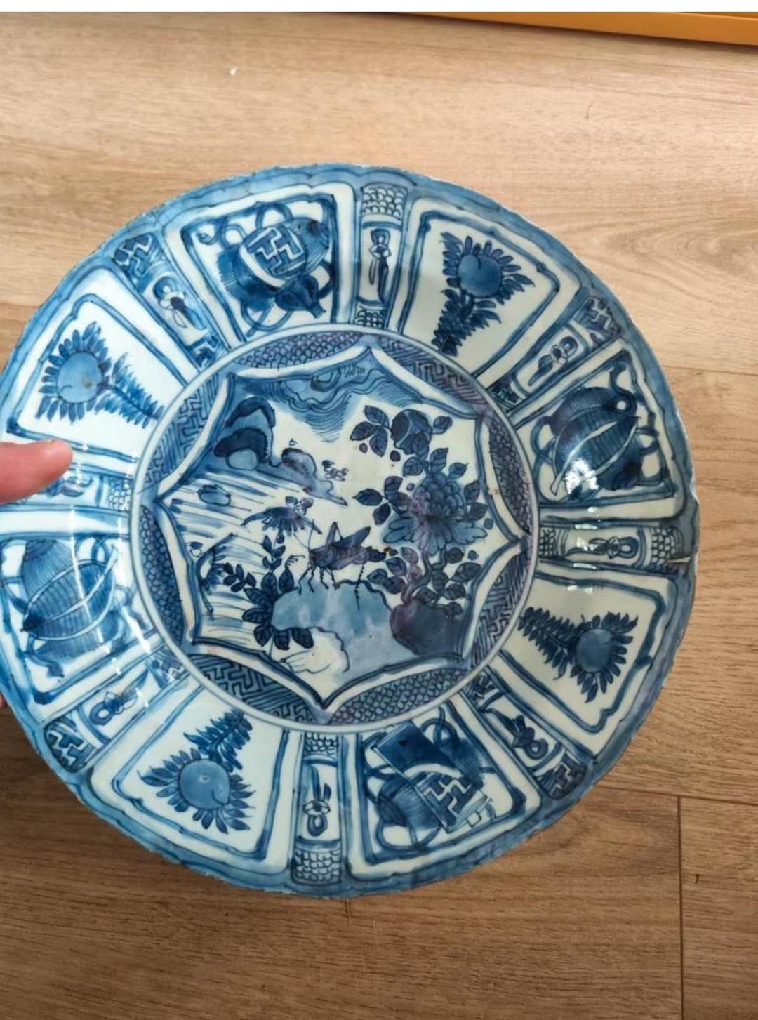 Chinese Antique, Ming Wanli Dynasty Big Plate 29 Cm - Etsy