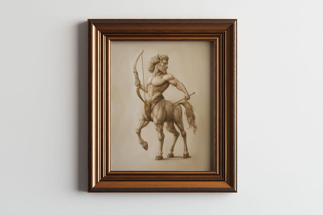 A Centaur From Greek Mythology, Fantasy Print, Whimsical Art, Mythical ...