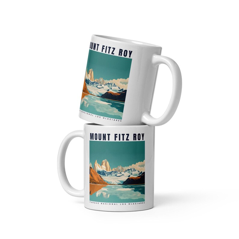 Mount Fitz Roy Los Glaciares National Park Patagonia Mug - Etsy