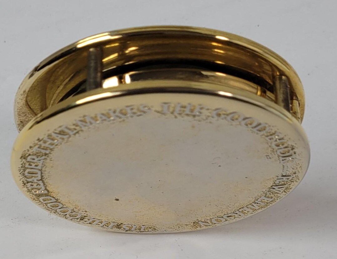 Vintage Ralph Waldo Emerson Desktop Magnifying Glass Embossed W/good ...