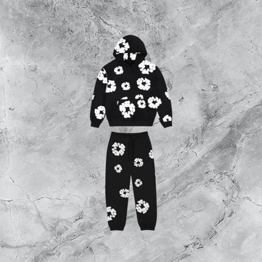 Denim Tears Latest Cotton Wreath Tracksuit, New Fashion Streetwear ...