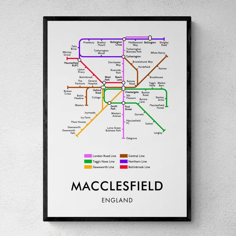 Print of Macclesfield - Etsy