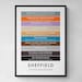 Sheffield Funny Colour Palette Print, Poster Wall Art - Etsy UK