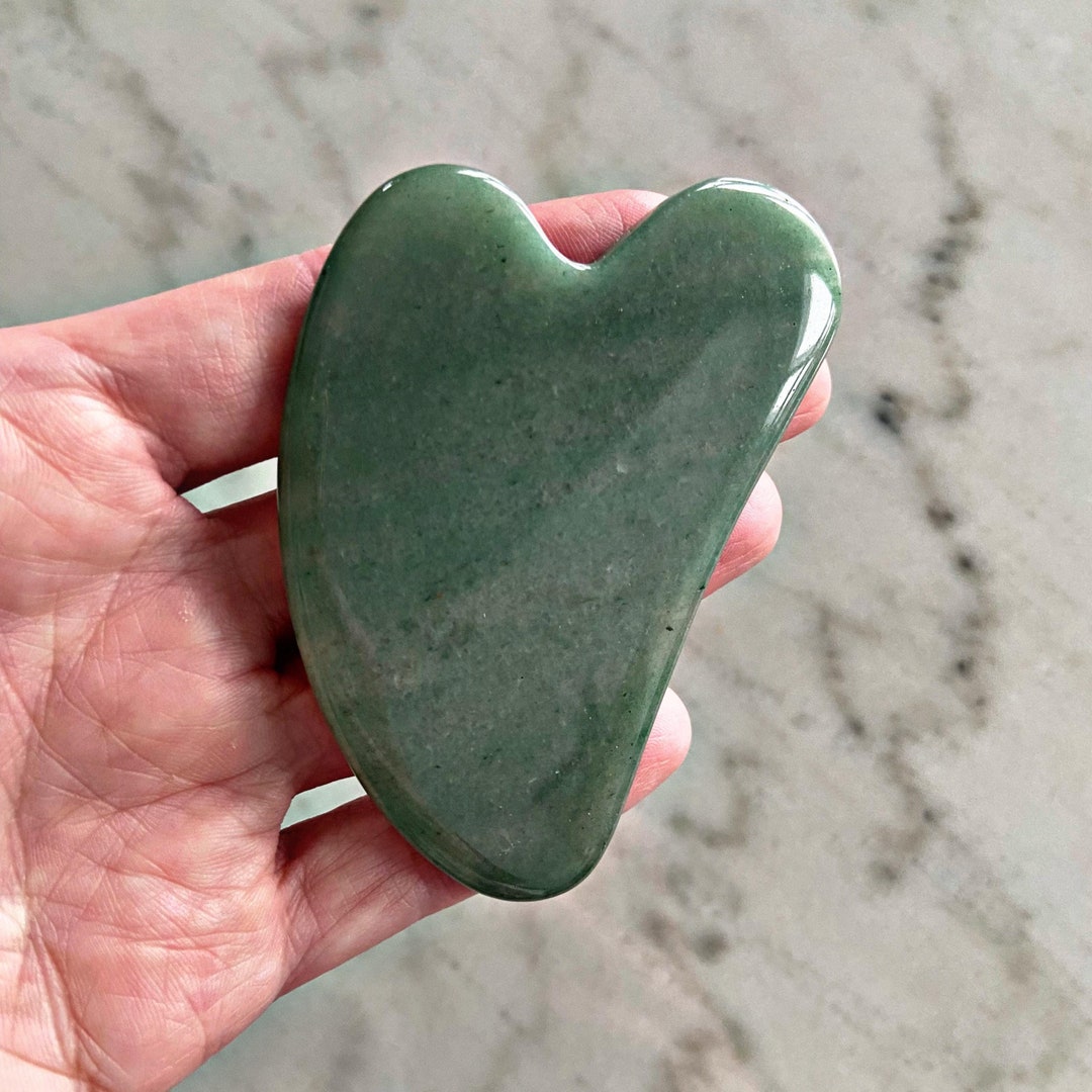 Jade Gua Sha Ayurveda Facial Tool Natural Massage Tool Lymphatic ...