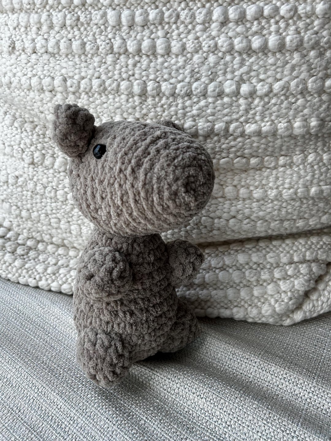 Carrington the Capybara - Soft, Lovable Brown/gray Capybara. Crocheted ...