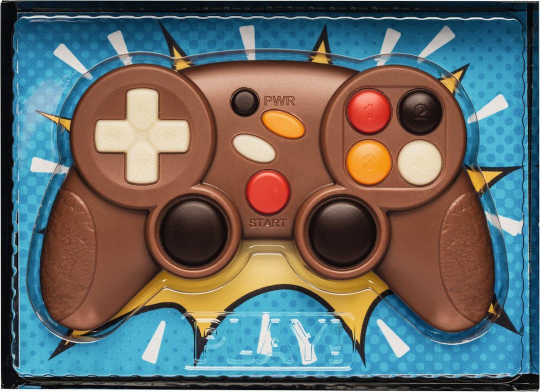 Chocolate Games Controller Milk Chocolate PS4 Xbox Cake Decorator Party ...