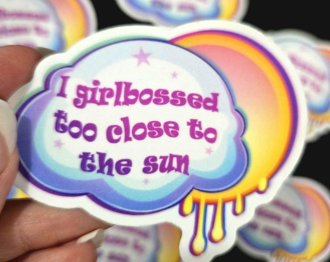 Matte Girlboss Sticker - 3" Vinyl Decal | UV & Water Resistant ...