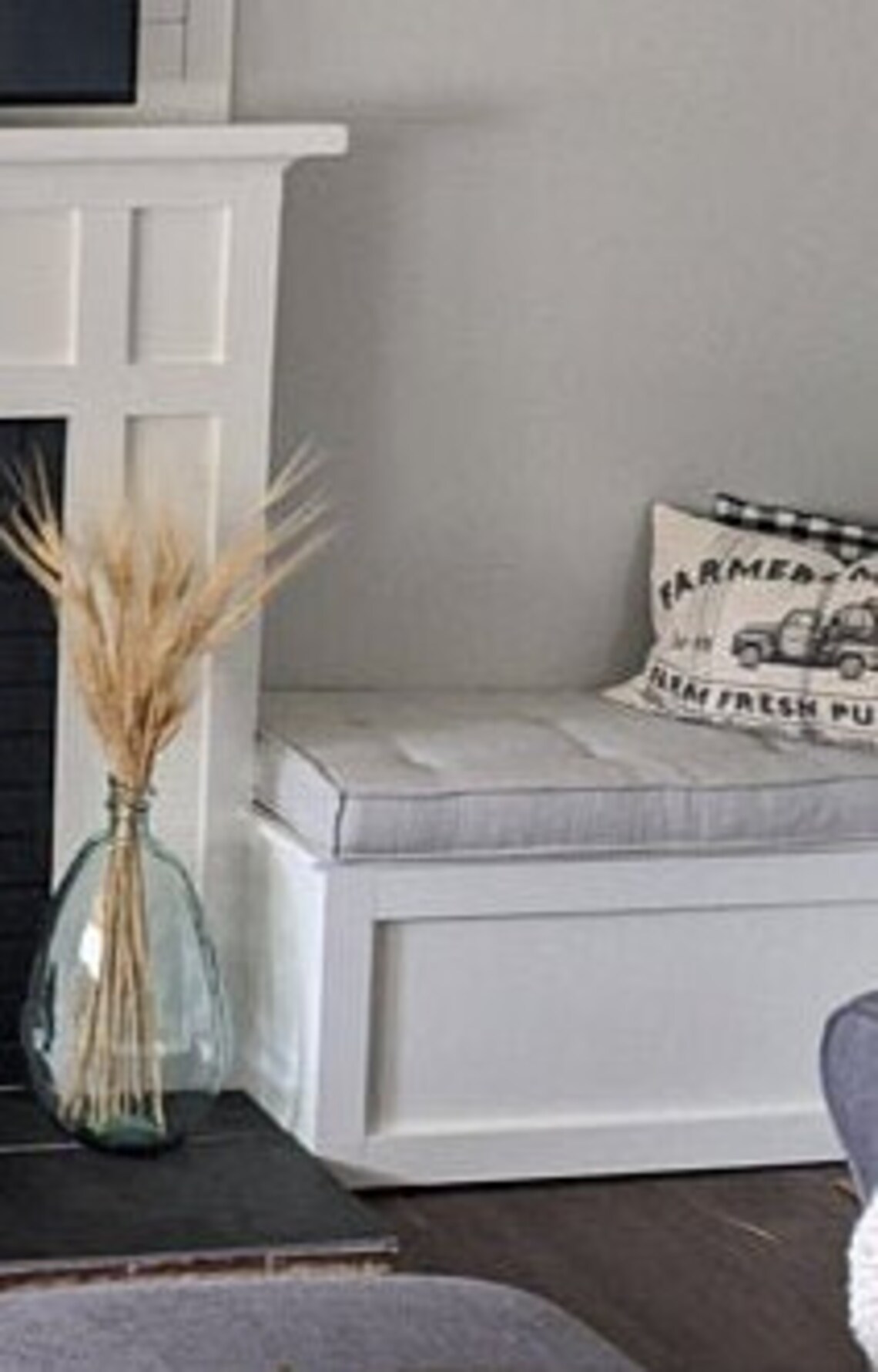 Custom French Seam Style Cushion With Buttons EXAMPLE - Etsy