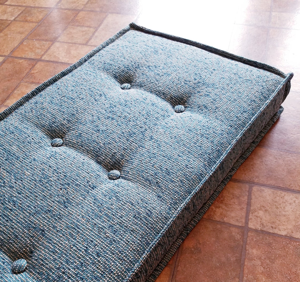 Custom French Seam Style Cushion With Buttons EXAMPLE - Etsy