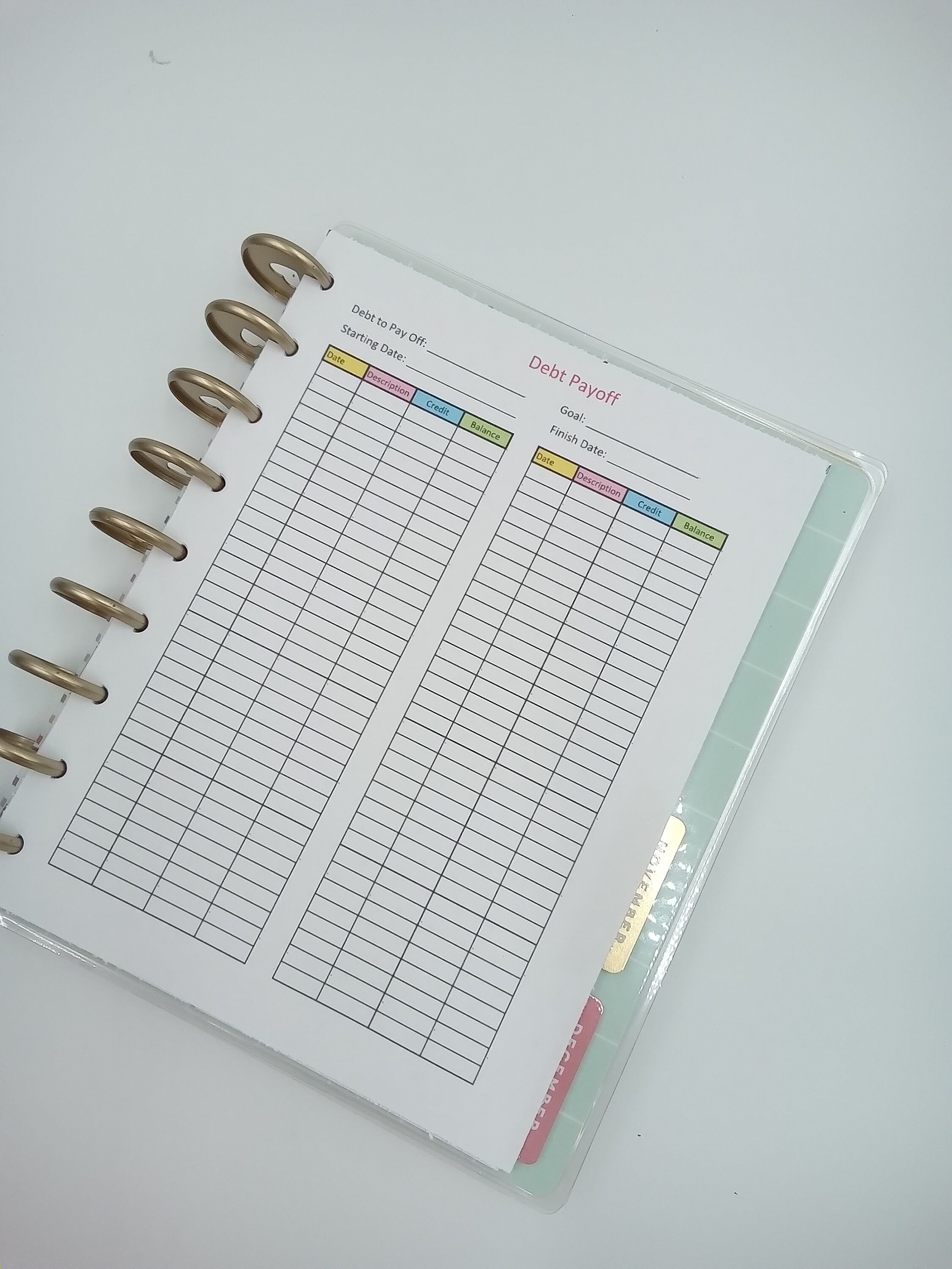 Printable Debt Payoff Tracker Digital Download Printable Great for ...