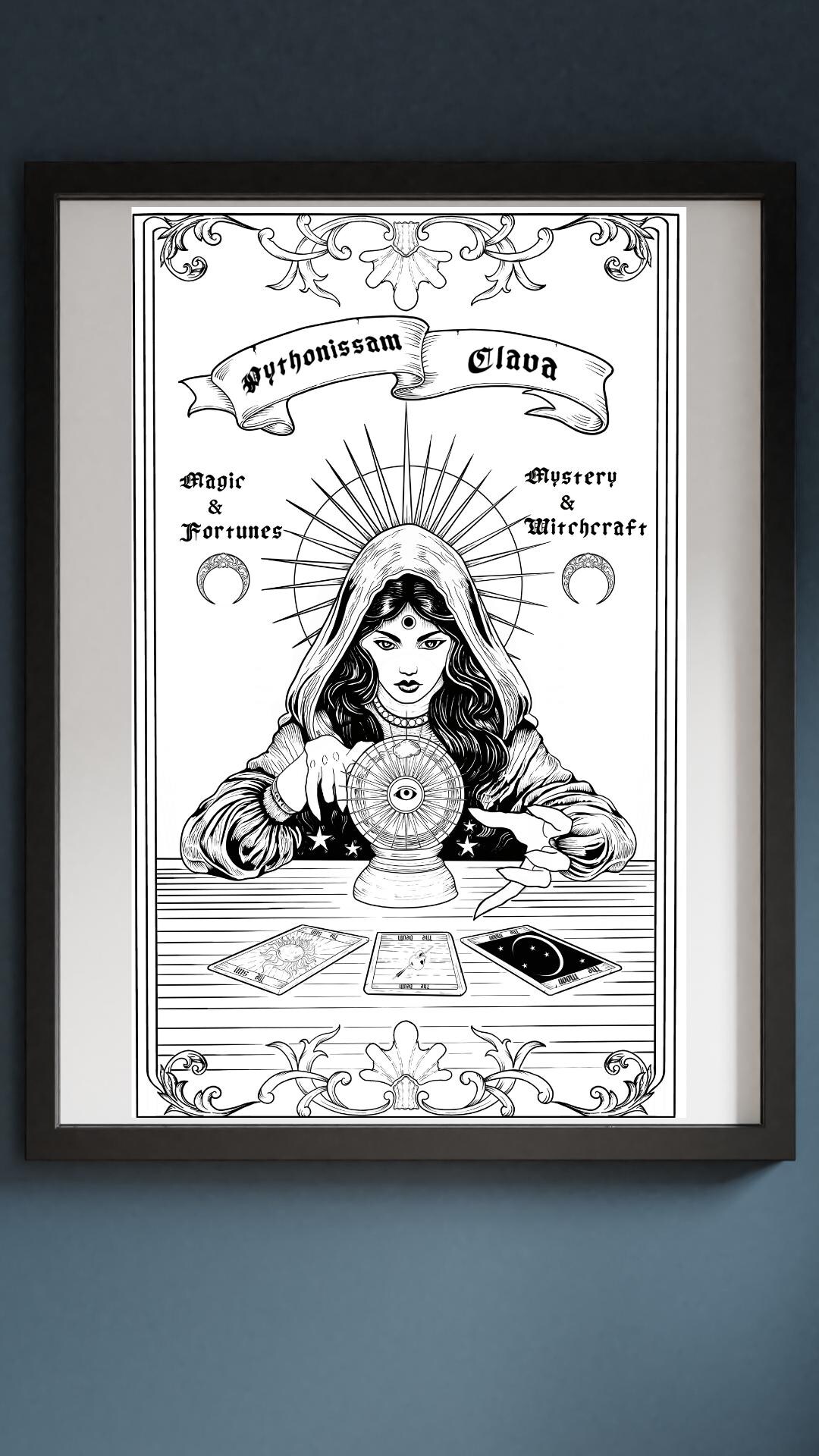 Engraving Illustration, A3 Format, Goth Illustration, Halloween ...