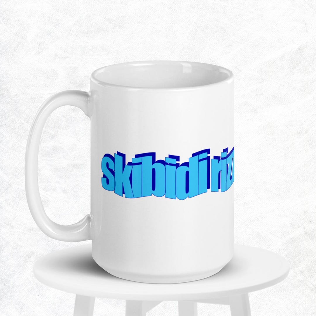 Skibidi Rizz 15oz Mug // Meme Mug // Brainrot Memes // Twitch Meme ...