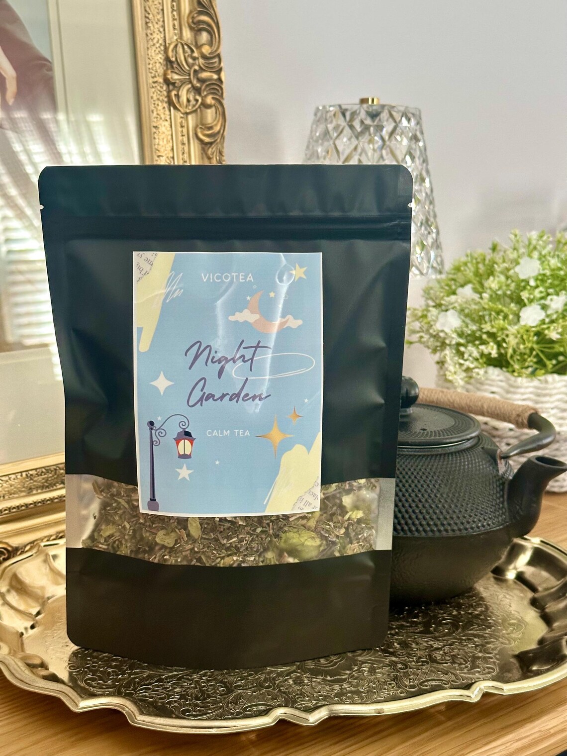 Night Garden Herbal - Calm - Tea for Evening Moments - Etsy