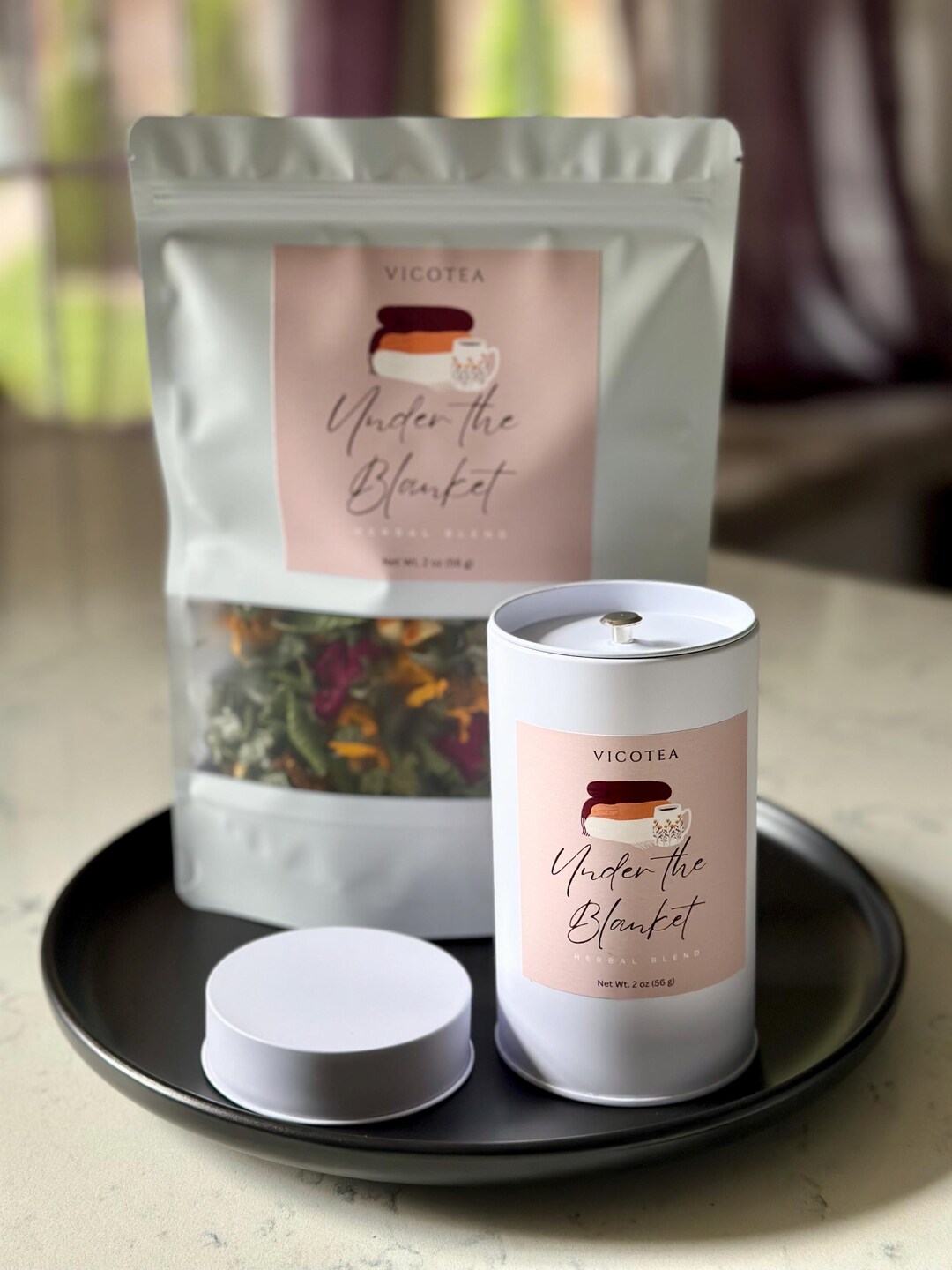 Tea Set – Luxury Tea Blends in Beautiful Reusable Metal Tins -festive ...