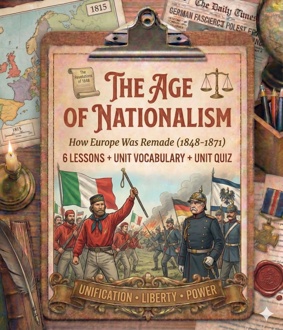 No Prep.print N Go. HS World History. Age of Nationalism No Textbook ...