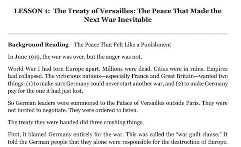No Prep. Print and Go. No Textbook Needed. HS History. the Road to WWII ...