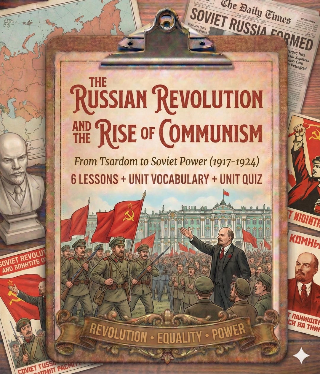 No Prep. Ready to Print. HS History. the Russian Revolution Unit. 6 ...
