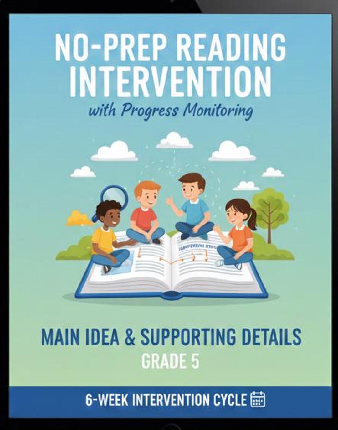 No-prep. Reading Intervention With Progress Monitoring. Main Idea ...