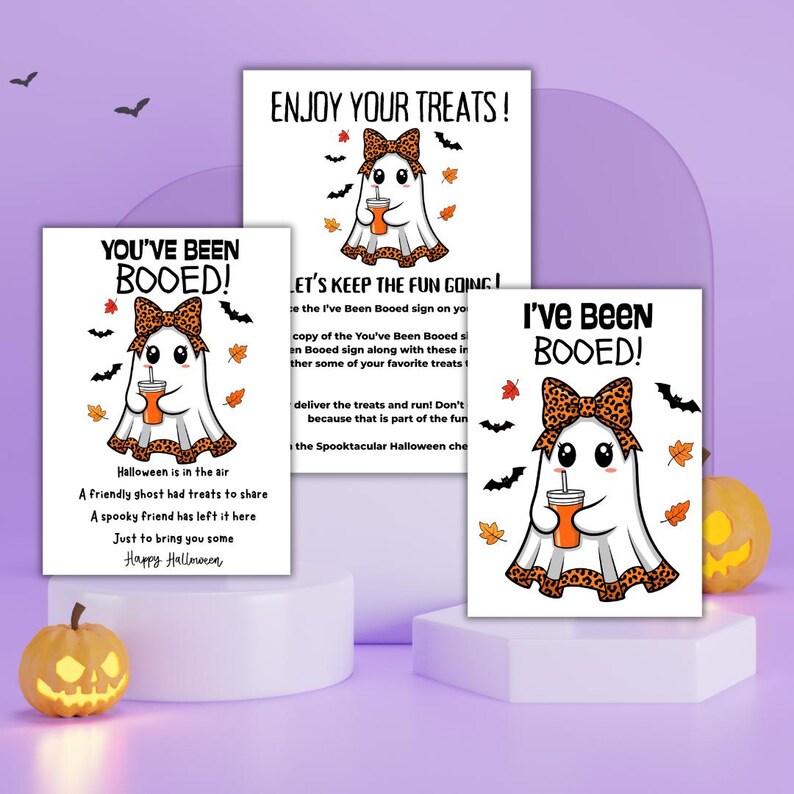 You've Been Booed Printable Pack | Halloween Boo Game Signs, I've Been ...