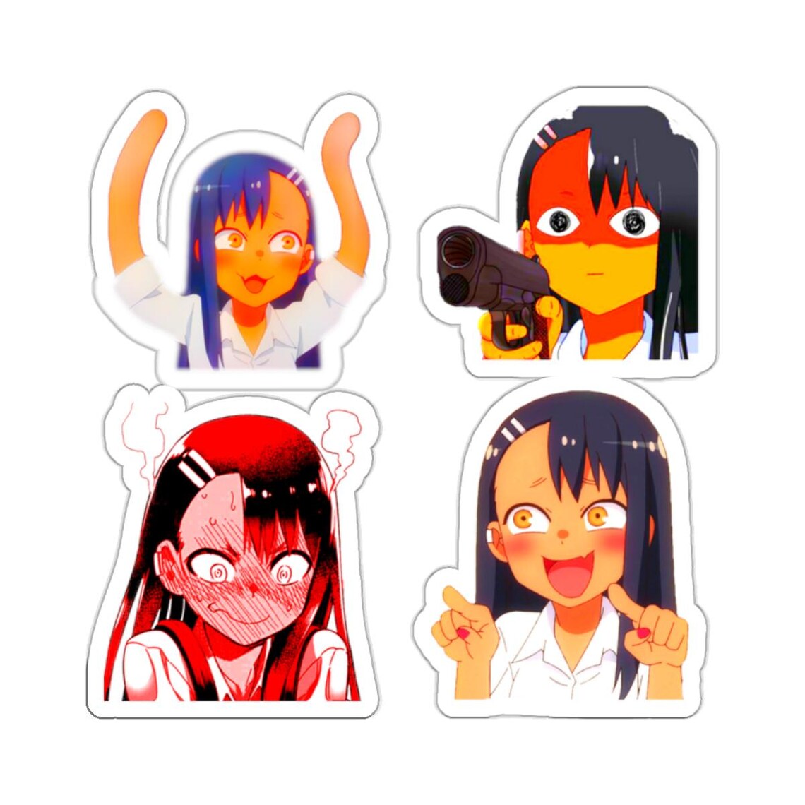 Nagatoro San Kiss-cut Stickers - Etsy