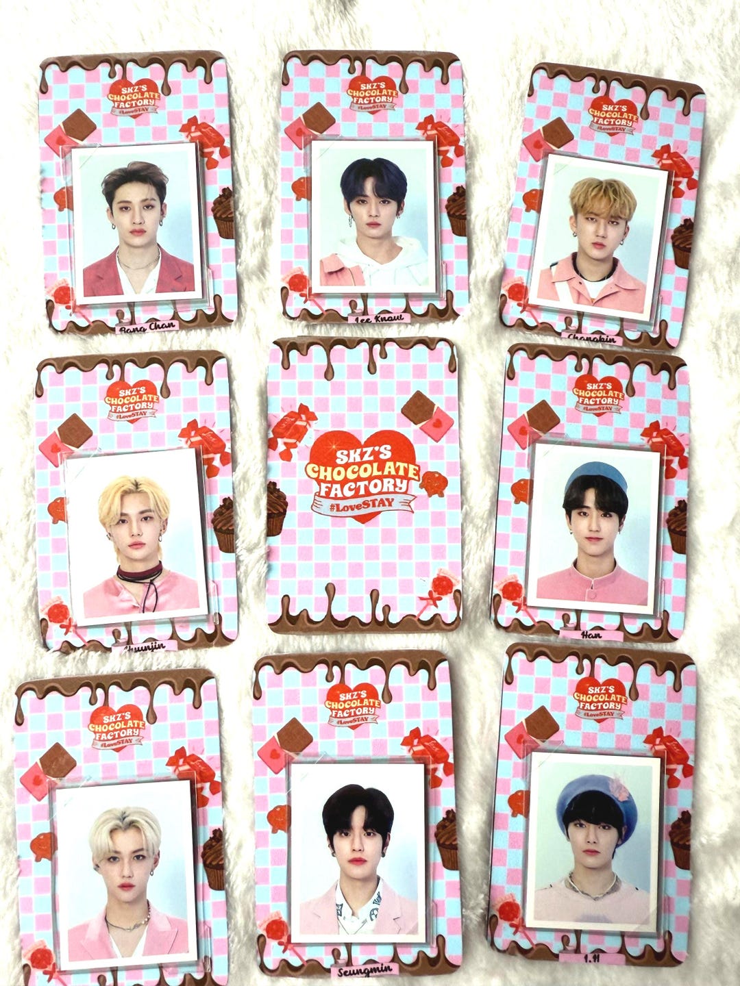 SKZ Chocolate Factory Photo Backing Cards - Etsy