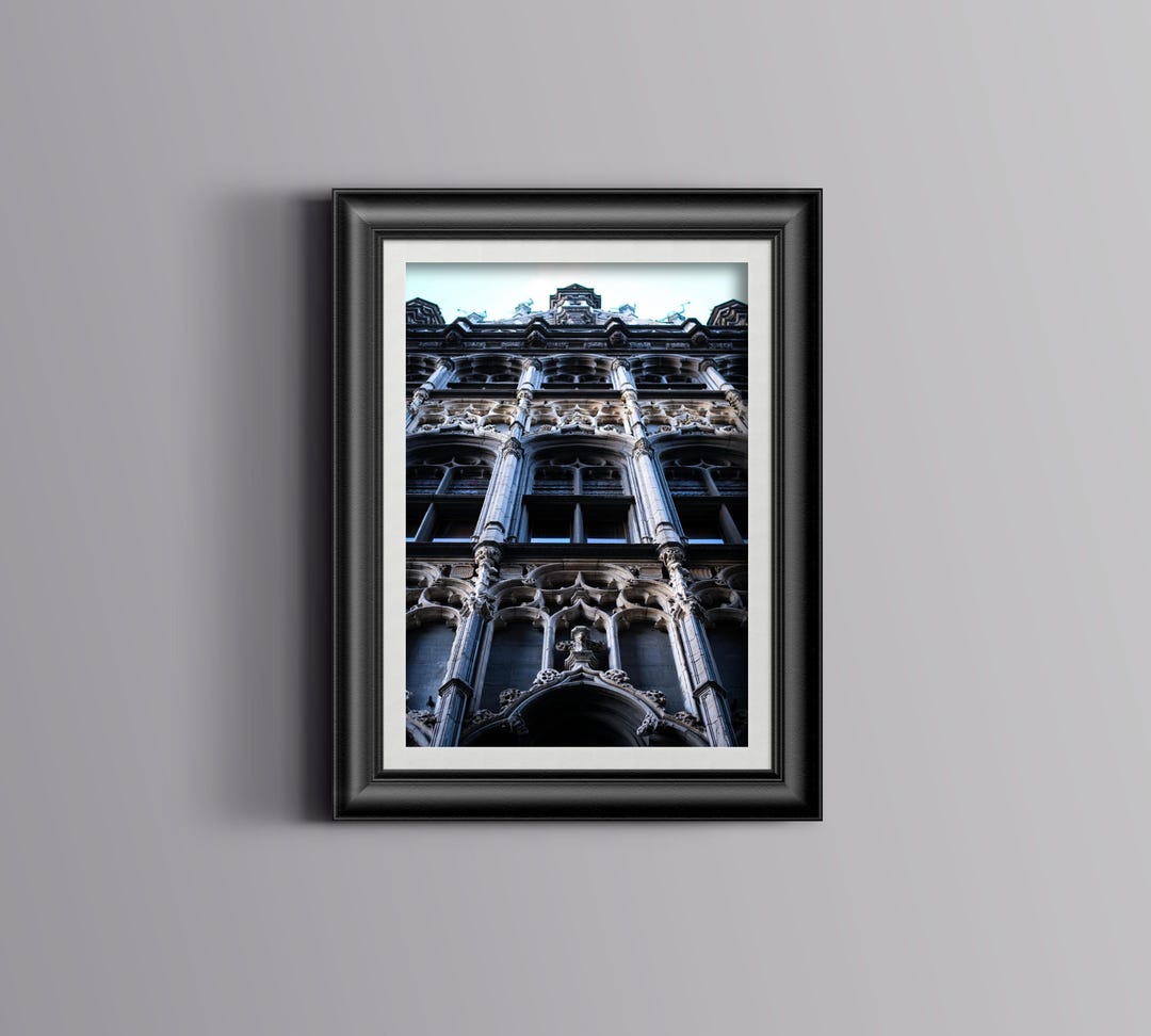 Detailed Photo of the Beautiful Building Windows in the Brussels ...