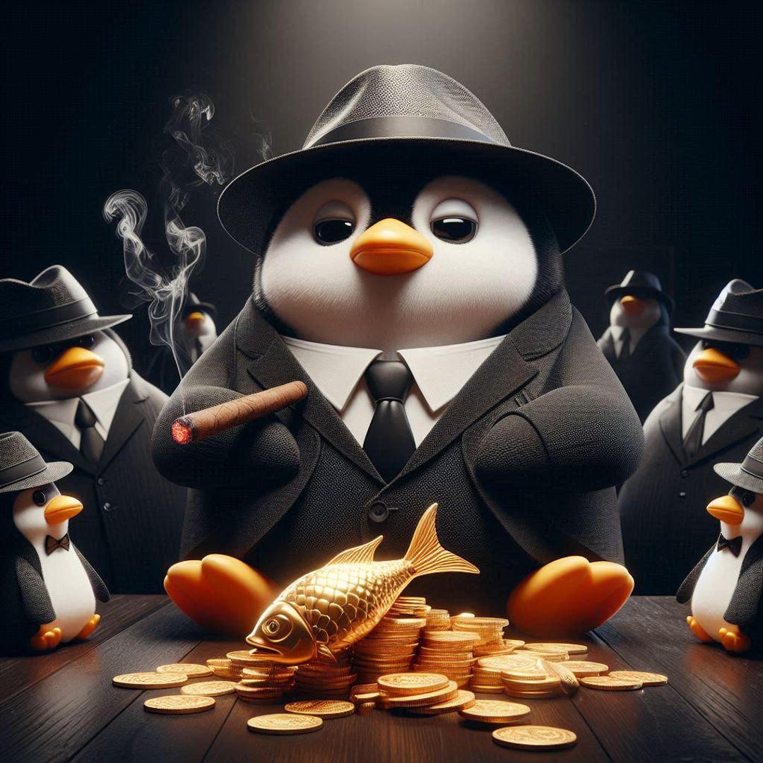 4. Penguin Mafia Boss - Etsy