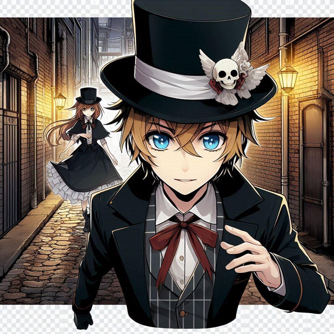 59. Jack the Ripper Japanese Anime Style 2 - Etsy