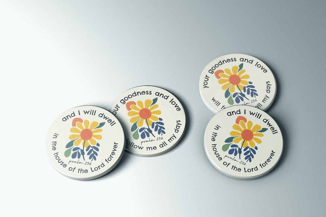 Christian Coasters Psalm 24 6 I Will Dwell in the House of the Lord ...