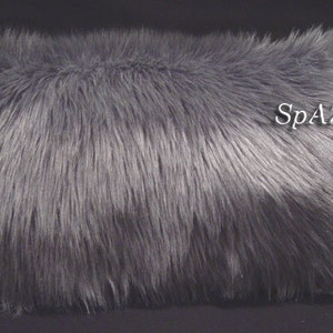 Silver Fur Muff Gray Faux Fur Hand Muff Bridal Wedding Hand Warmer ...