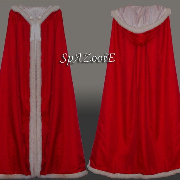 Red Hooded Cape - Etsy