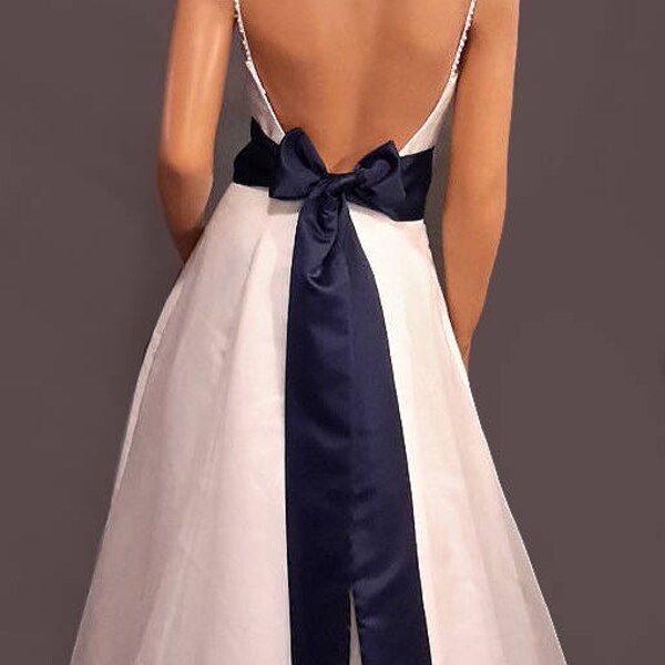 Navy Blue Sash - Etsy