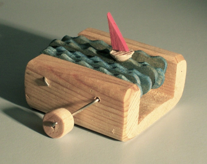 Building Block Red Sailboat Automata - Etsy