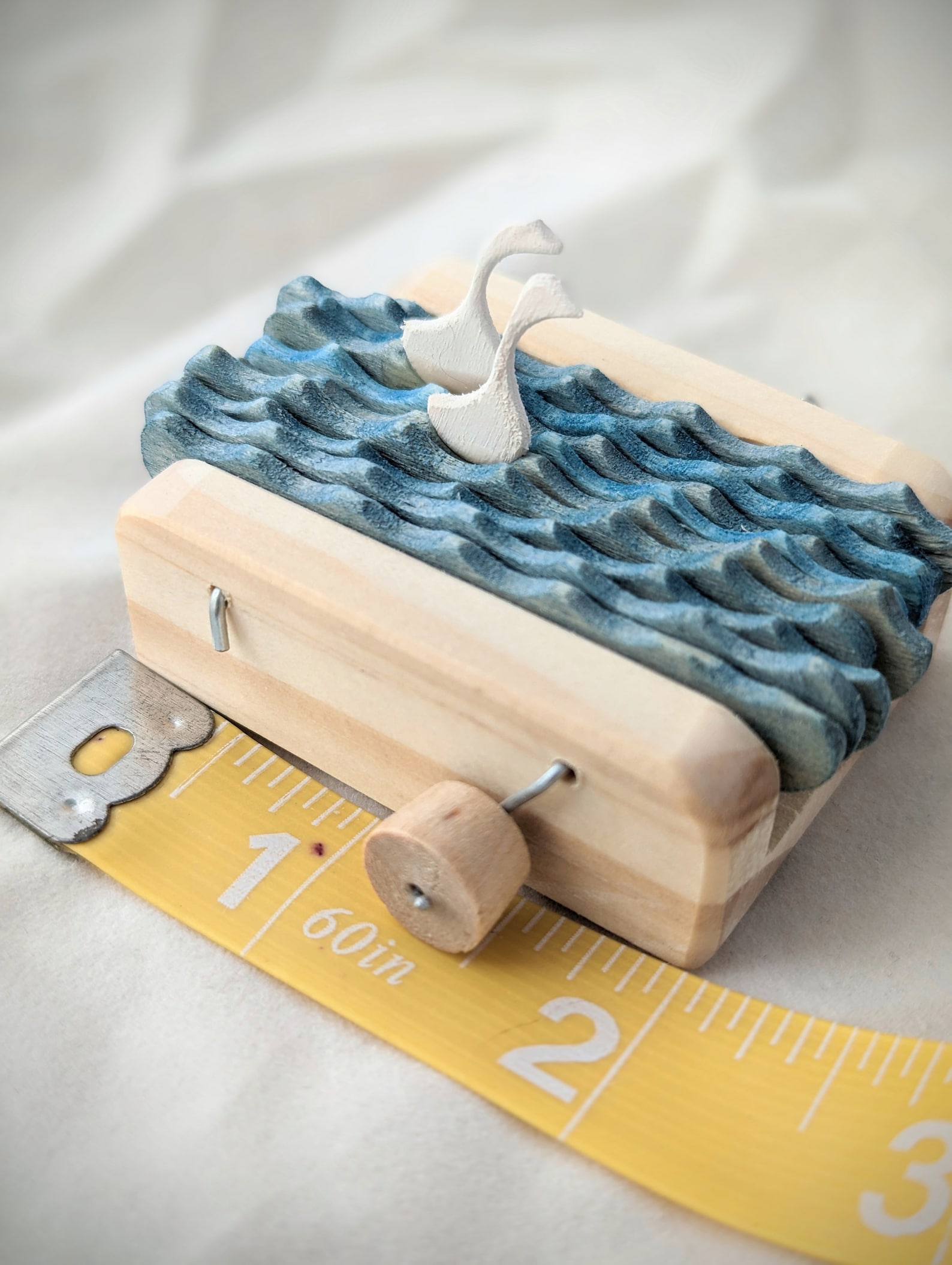 Hand Crank Wooden Swans Automaton Kinetic Sculpture - Etsy