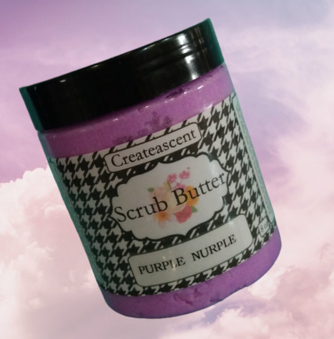 8oz Scrub Butter Purple Nurple Scent Body Butter Sugar/salt - Etsy