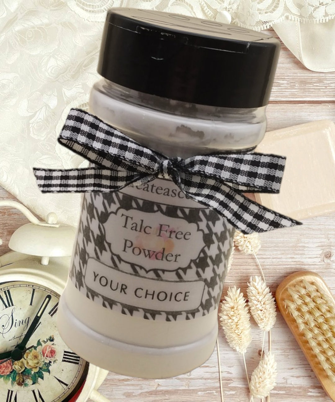 Talc Free Body Powder 6 Oz in Shaker Jar. Custom Scented for Fragrance ...