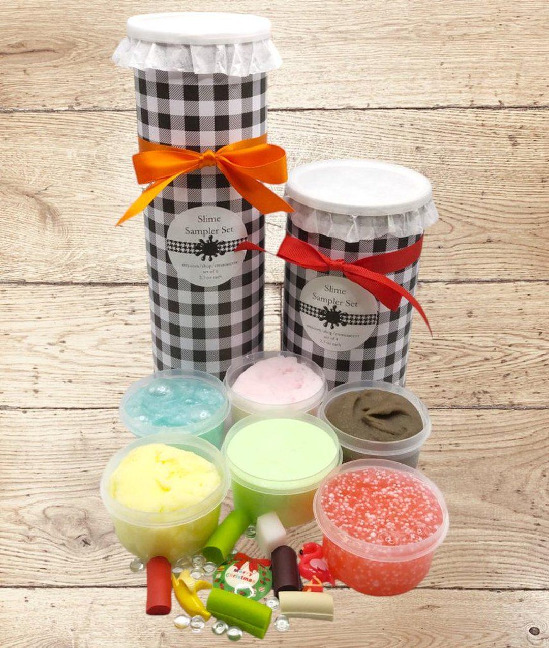Slime Sampler Sets in a Can. Choose 6 or 4 Pc Variety Set. Great ...