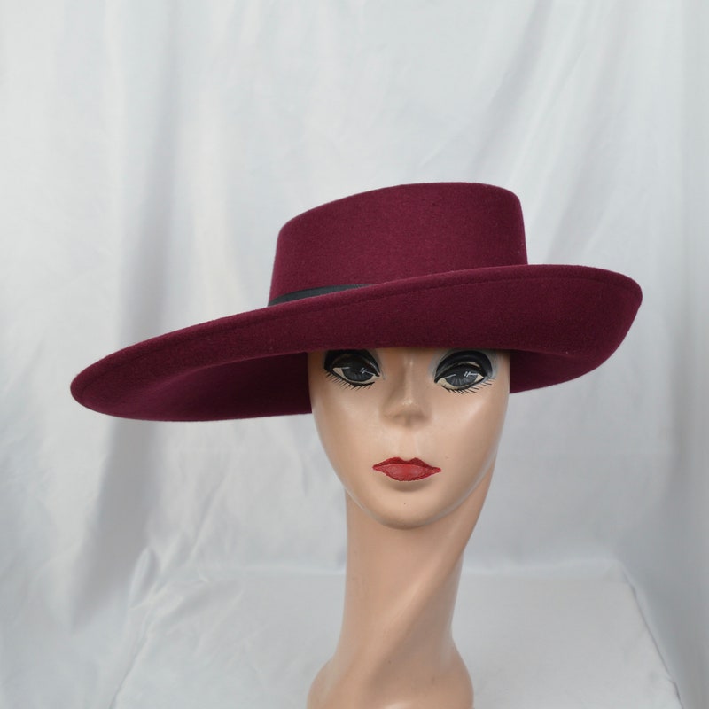 Wine Derby Hat - Etsy