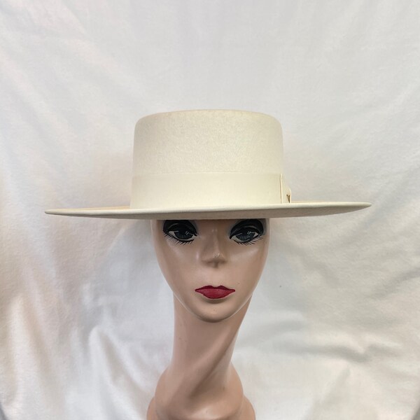 Vintage Ivory Hat - Etsy
