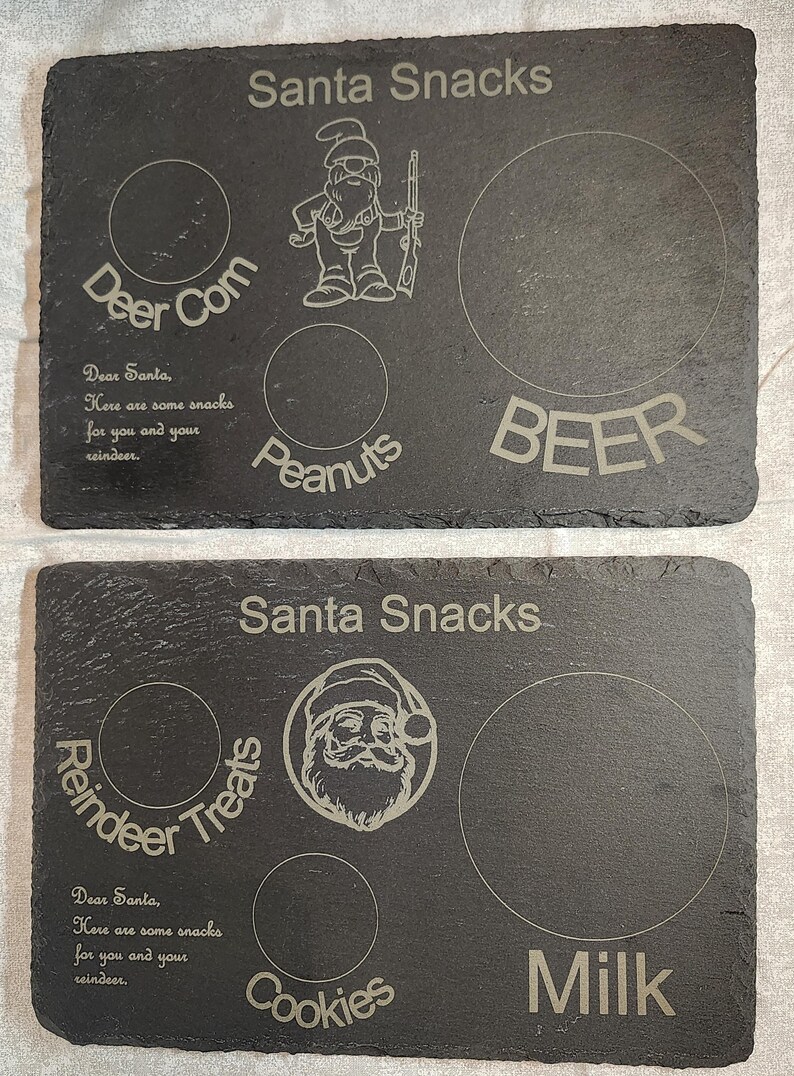 Santa Snack Board - Etsy