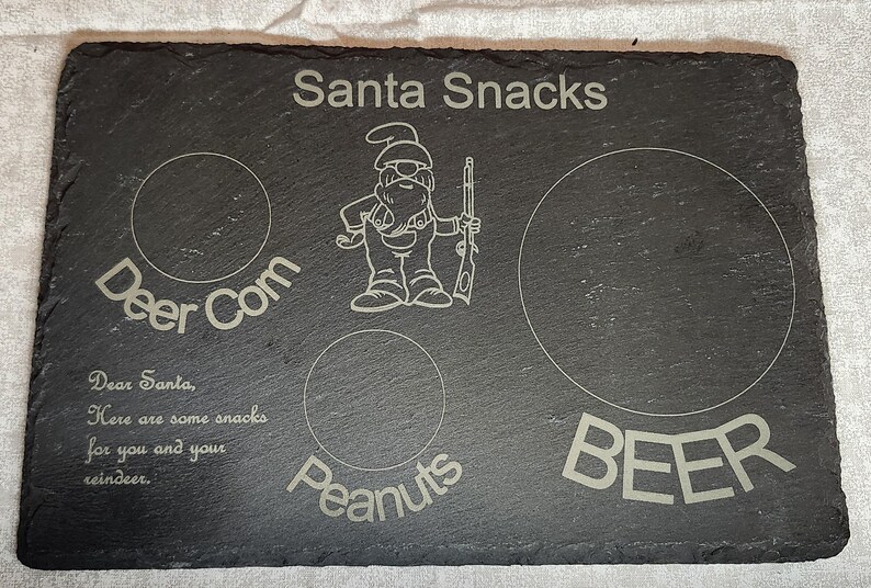 Santa Snack Board - Etsy