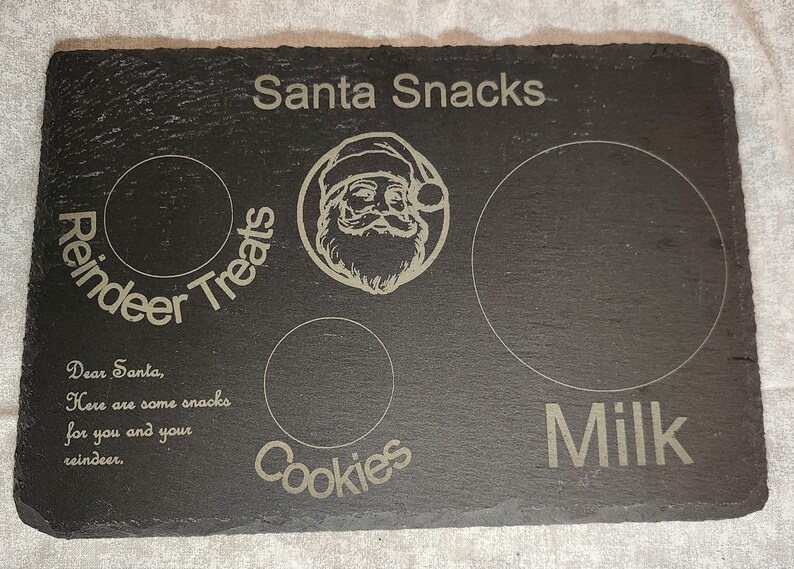 Santa Snack Board - Etsy